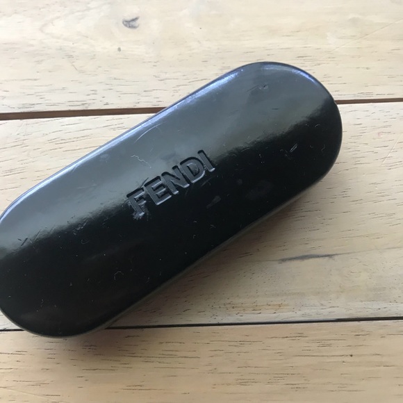 Fendi | Accessories | Fendi Golden Bamboo Eyeglasses Frames Hard Case ...